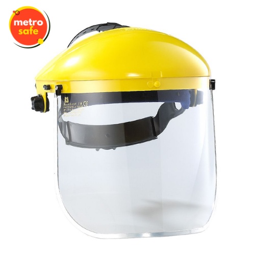 BLUE EAGLE Browguard Visor with Polycarbonate Face Shield Protection ...