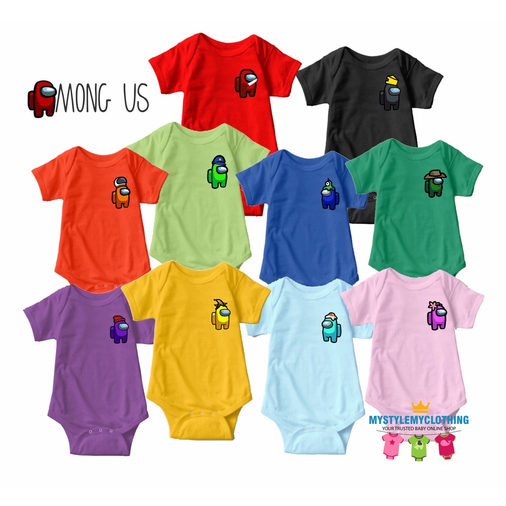 Among Us Baby Character Onesies | Shopee Philippines