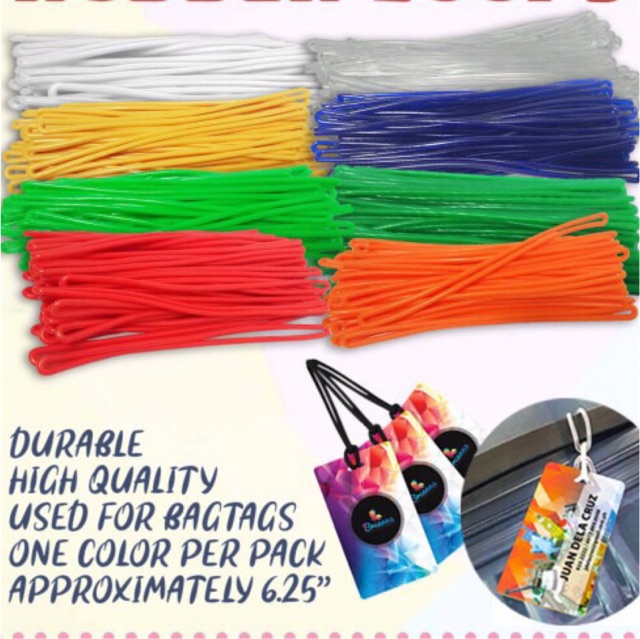 Rubber Loops For Bag Tags (100 pcs ) | Shopee Philippines