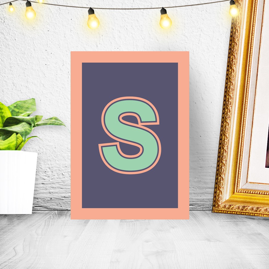 S Alphabet Poster A4 | Shopee Philippines