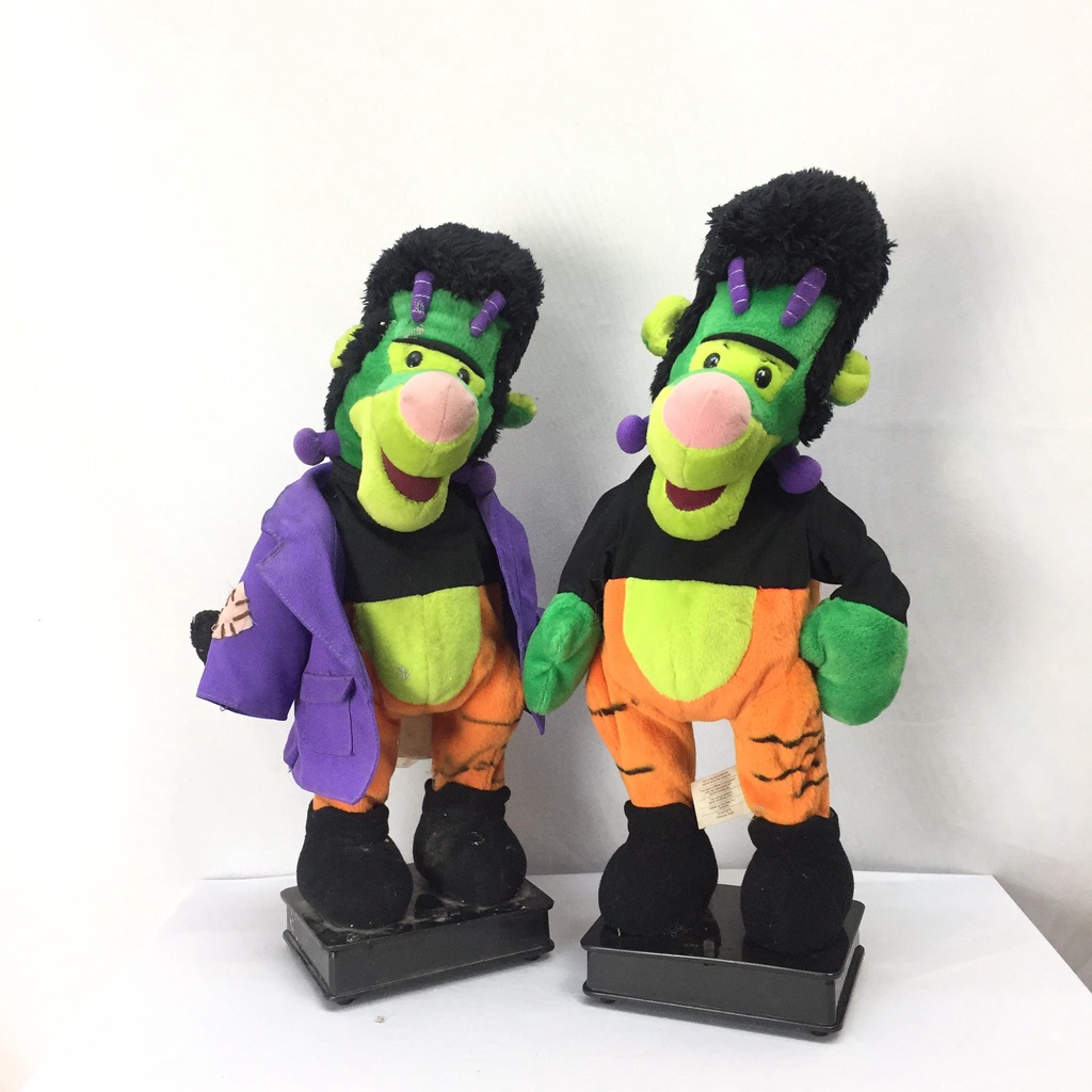 16 Inch Pooh's Spooky Kooky Parade Singing Frankenstein Tigger ...