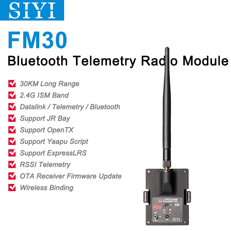 SIYI FM30 Long Range Radio Module Transmitter Datalink Telemetry ...