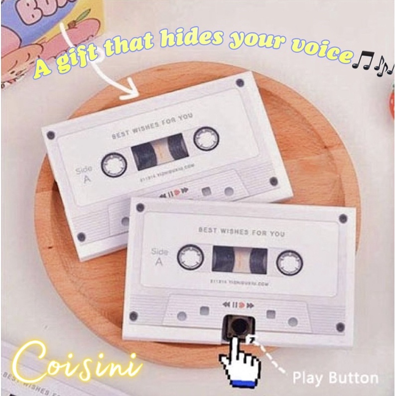 [Coisíní] Exclusive Greeting Recording Voice Card Gift Audio Tape For ...