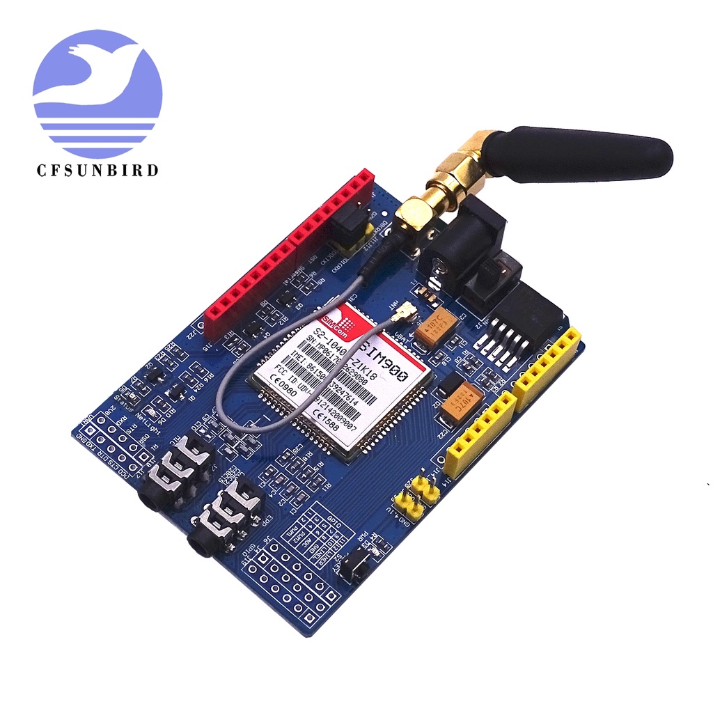 CFsunbird SIM900 GPRS/GSM Shield Development Board Quad-Band Module ...