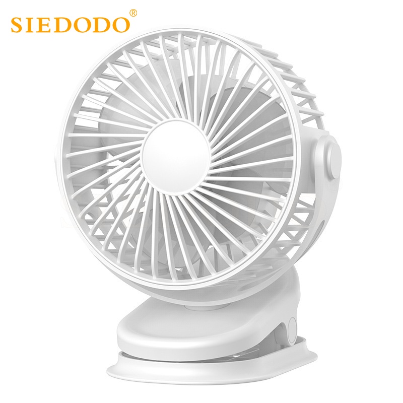 1500mah Electric Fan Mini Fan Clip Fan Rechargeable Portable USB Desk ...