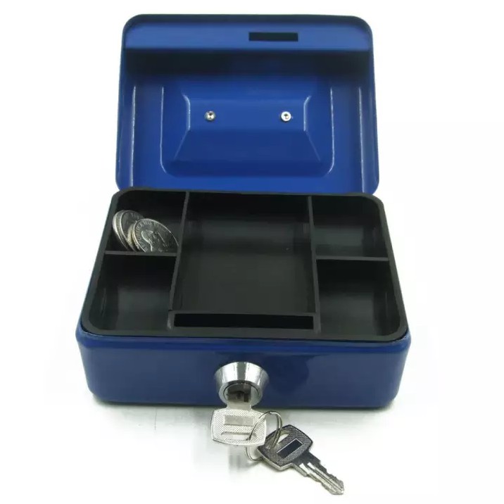 【TIMI】Cash box/ Portable Money Secret Safe Box Lock Metal | Shopee ...