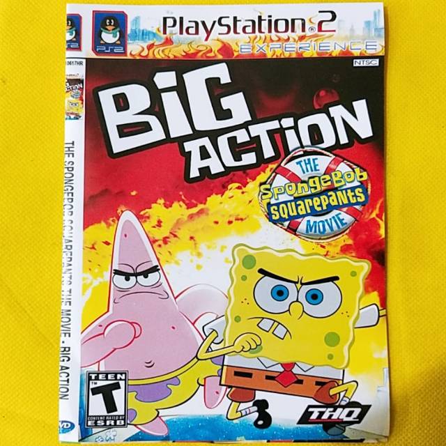 CD Game Playstation 2 Game Ps2 Big Action Spongebob | Shopee Philippines