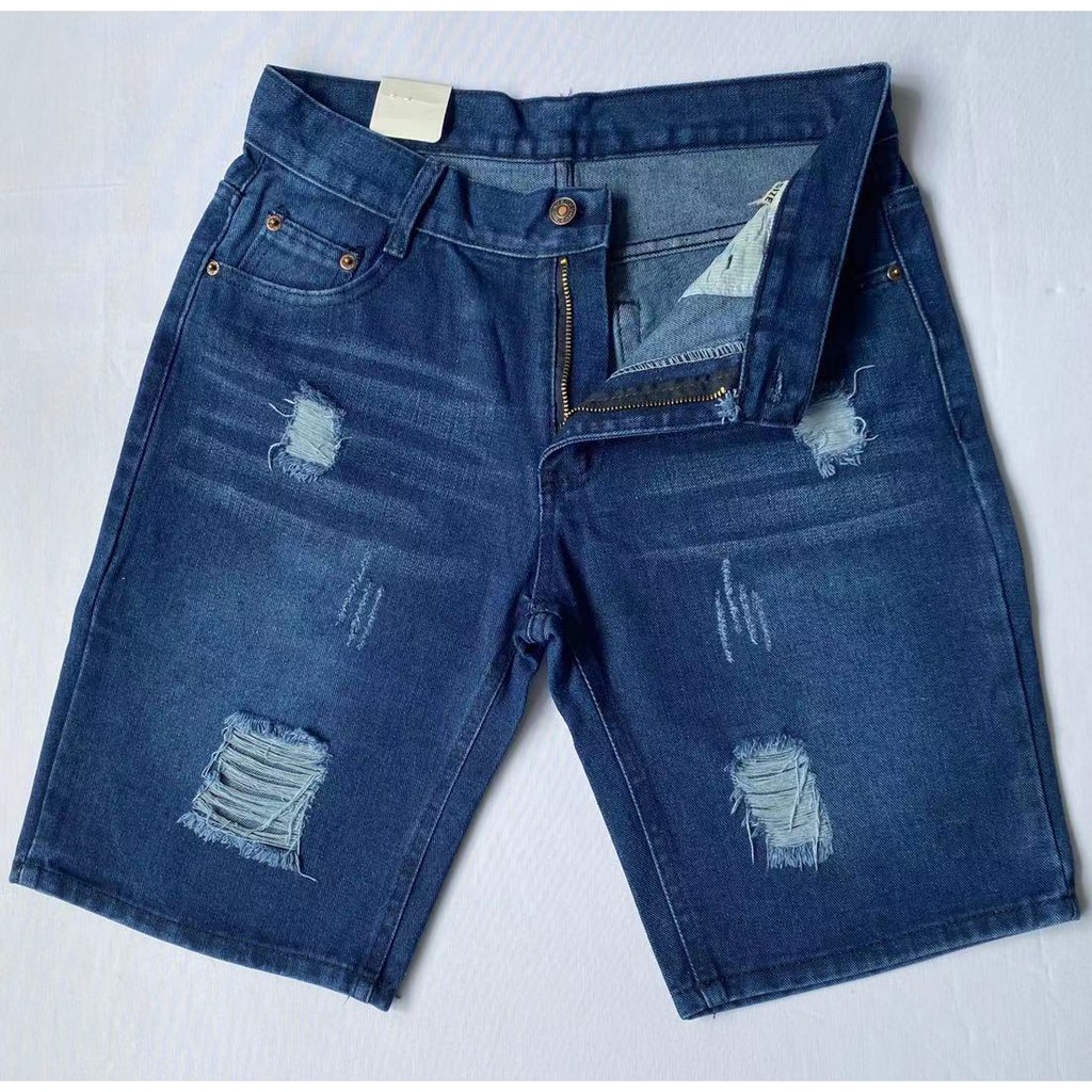 28-38 Size Not Strechable New Korean Fashion Denim Short Tattered Short ...