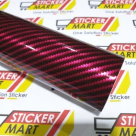 Scotlet Carbon 7d Pink Glossy Vinyl Car Motorcycle Panel Stickers ...