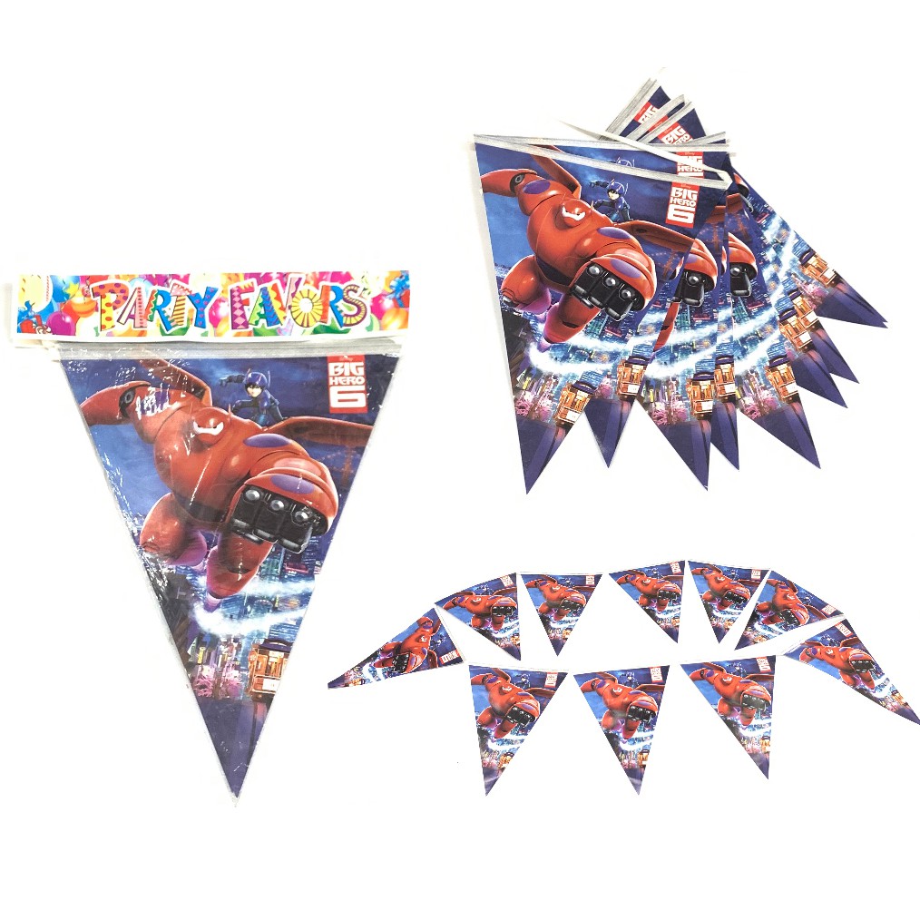 big hero banderitas flag banner about 3 meters for party decoration ...