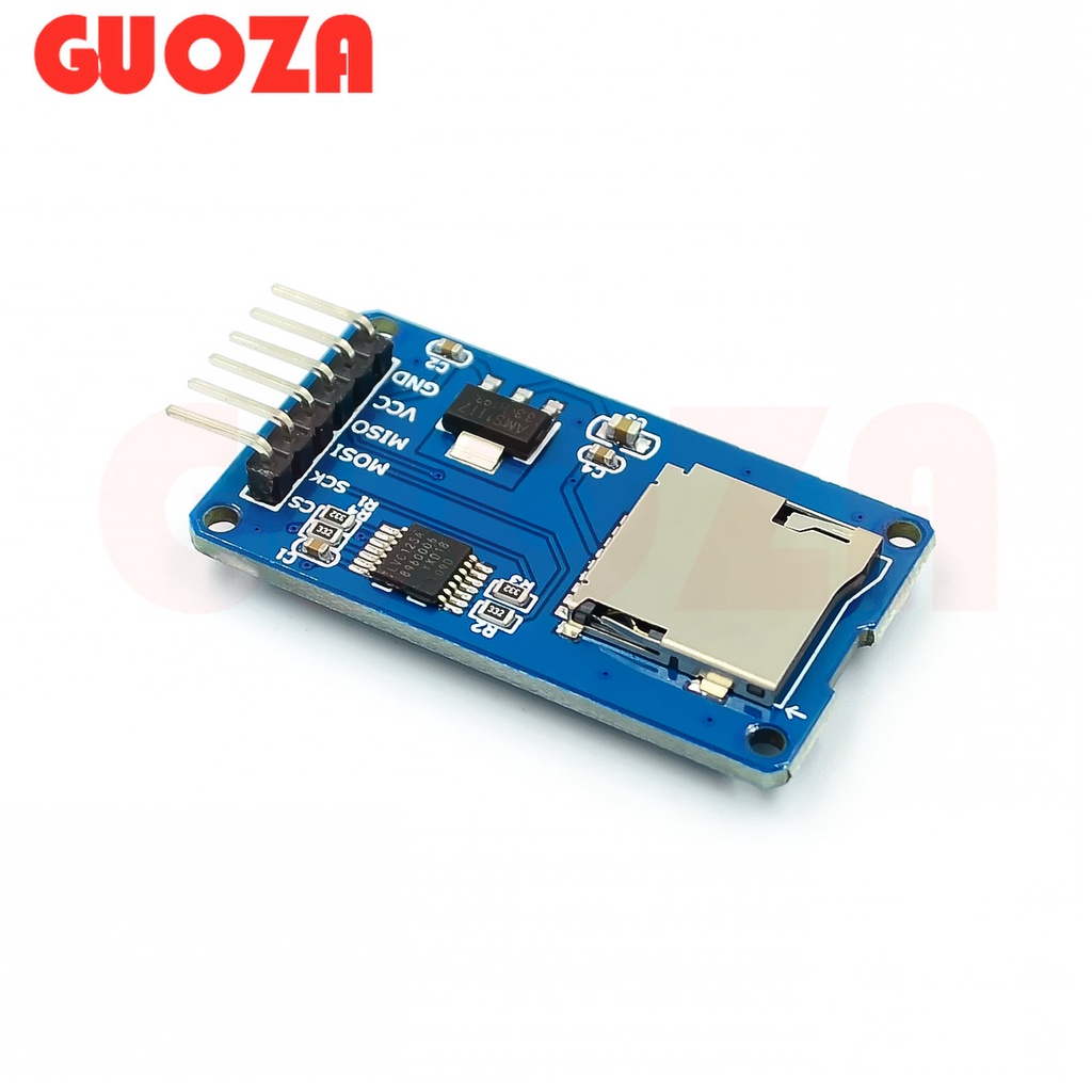 10 Micro SD Cards mini TF Card Reader Module SPI Interface With Level Conversion Chips | Shopee ...