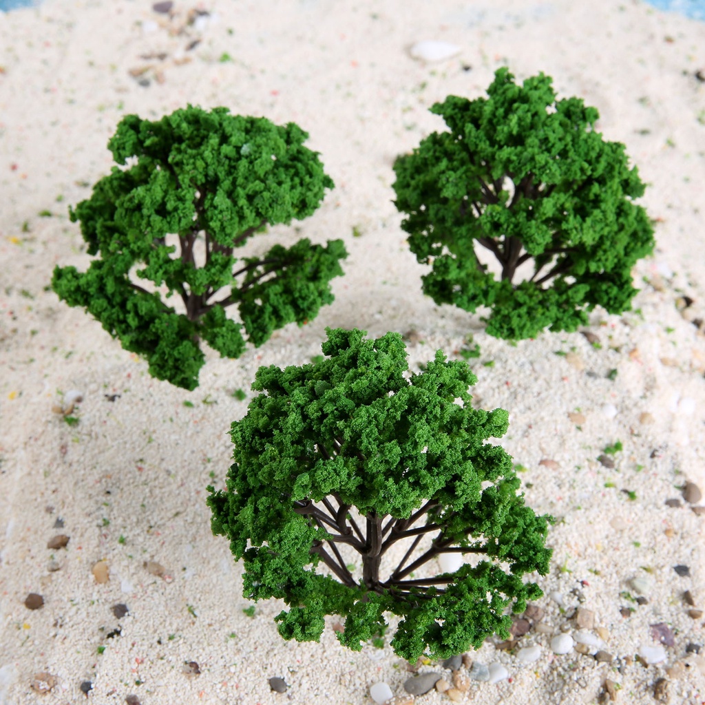 5pcs 120mm Plastic Model Trees Architectural Model Railroad Layout ...