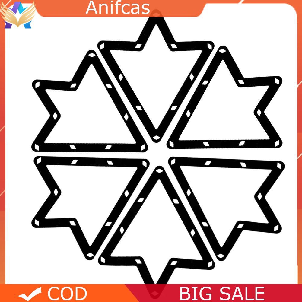 【AC＆Available】6pcs/Pack 9 Ball/10 Ball Billiard Triangle Magic Rack ...