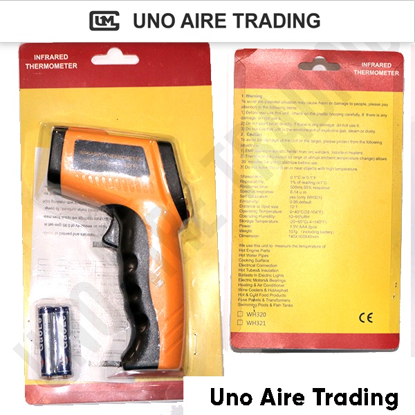 Aircon Thermometer Gun Infrared Non Contact for Aircon Thermogun with ...