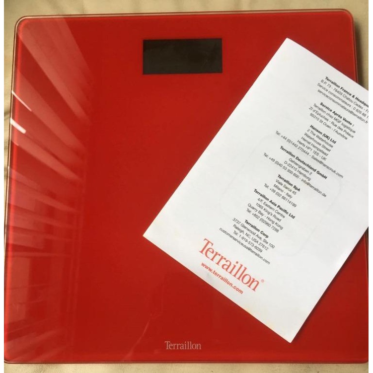 Terraillon Digital Glass Designed Scales TX6000 with Box ( MODEALS ...