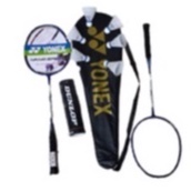 1 PAIRS YONEX BADMINTON DOUBLE W/OUT-J RACKET RANDOM DESIGN WITH DUNLOP ...
