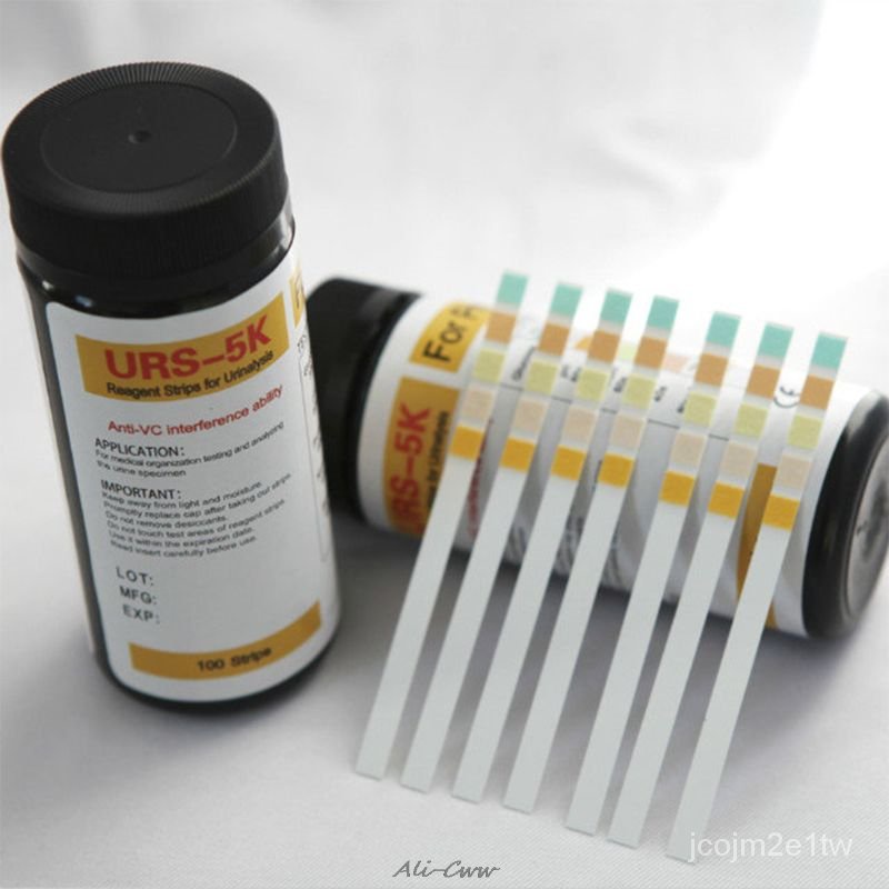 100Pcs URS-5K Glucose pH Protein Ketone Blood Urine Test Strip Reagent ...