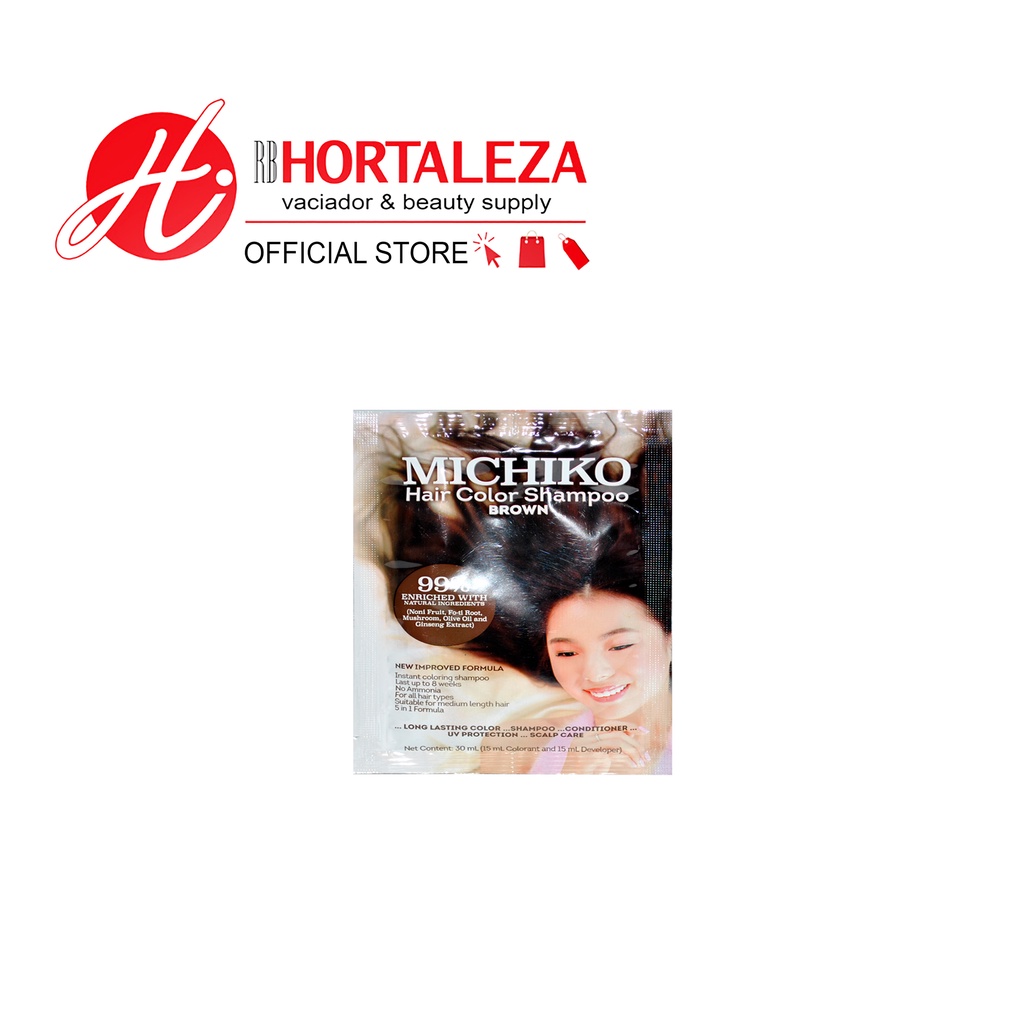 [RB Hortaleza Vaciador Online] Michiko Hair Color Shampoo (30ML ...