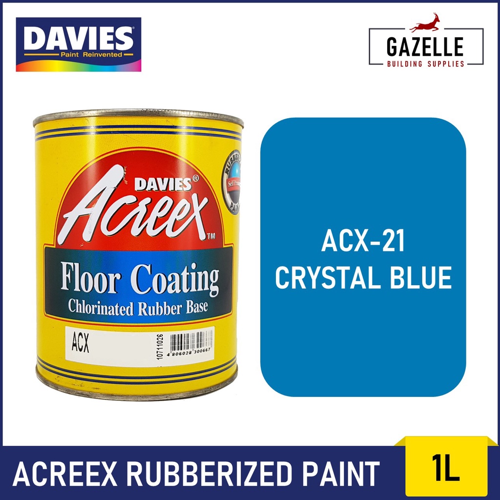 Davies Acreex Rubberized Floor Paint 1L | Shopee Philippines