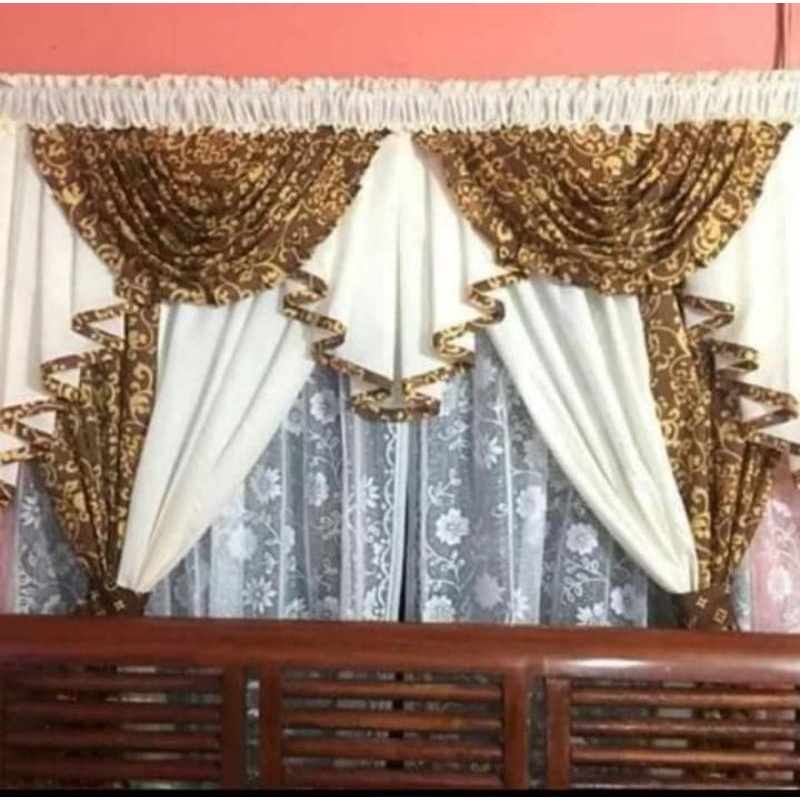 SWAG LOOP WITH TONGUE AND CITRO LACE(geena fabric ) | Shopee Philippines