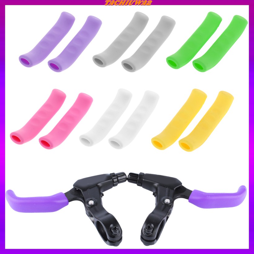 [TACHIUWA2] 1 Pair Brake Handle Gel Sleeve Bike Brake Lever Cover ...