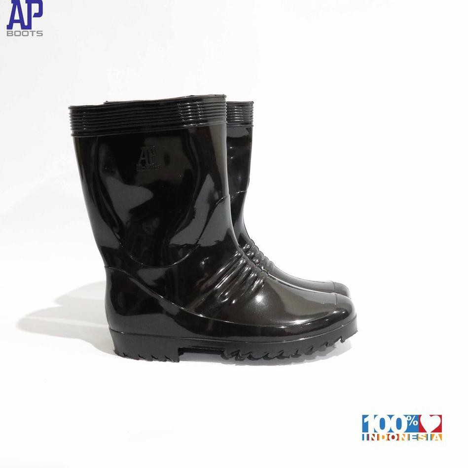 Again Warm.!! Ap 1 WHITE & BLACK 25-28 - Rubber BOOT SAFETY Shoes - AP ...