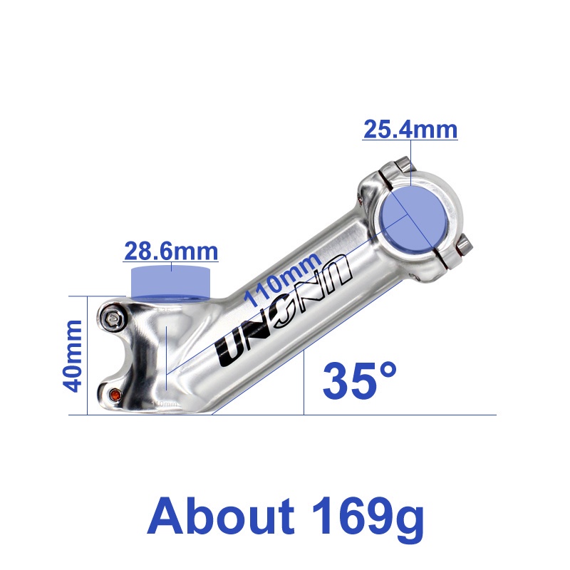 UNO Stem Mountain Bike Stem 7/17/25/35 Degree Bike Stem Road Bike Stem ...