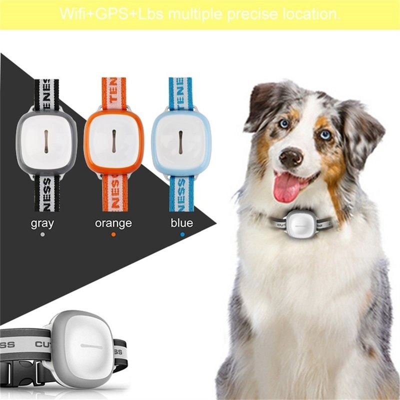 GT011 Wireless GPS Pet Finder Waterproof Pet Dog Cat Collar Anti-Lost ...