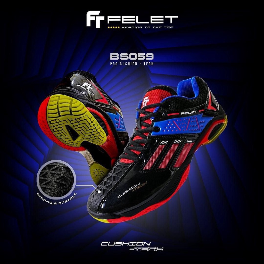 Felet Bs059 Pro Series Badminton Shoes Badminton Shoe Kasut Badminton ...
