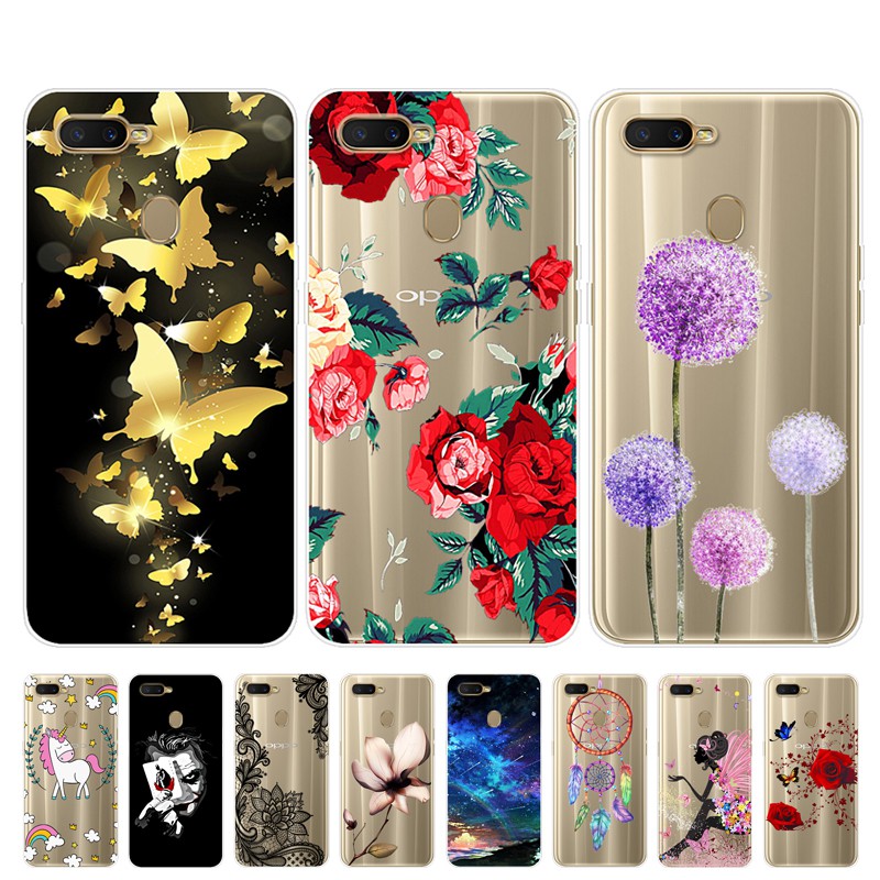 OPPO A7 Case Soft TPU Silicone OPPO A7 OPPOA7 Casing Phone Case Back ...