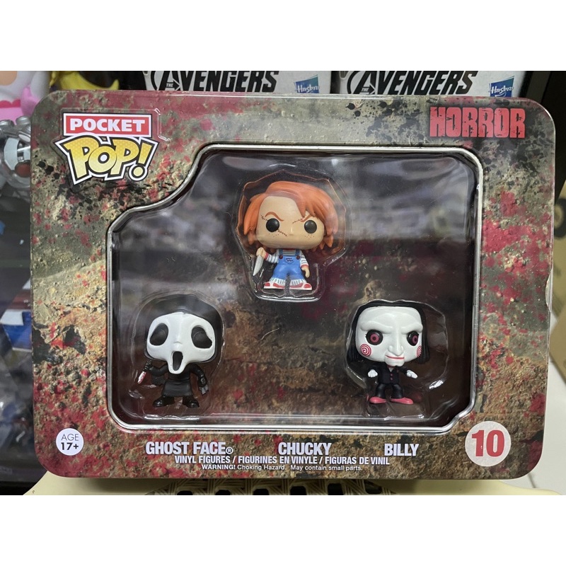 Funko Pop Pocket Horror Ghostface, Chucky, Billy | Shopee Philippines