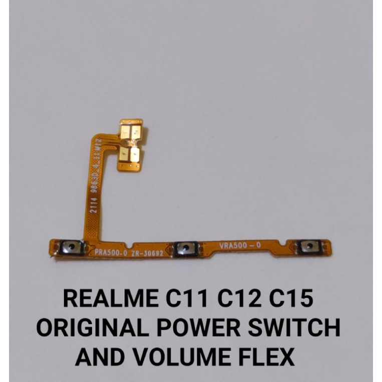 REALME C11 C12 C15 ORIGINAL POWER SWITCH FLEX | Shopee Philippines