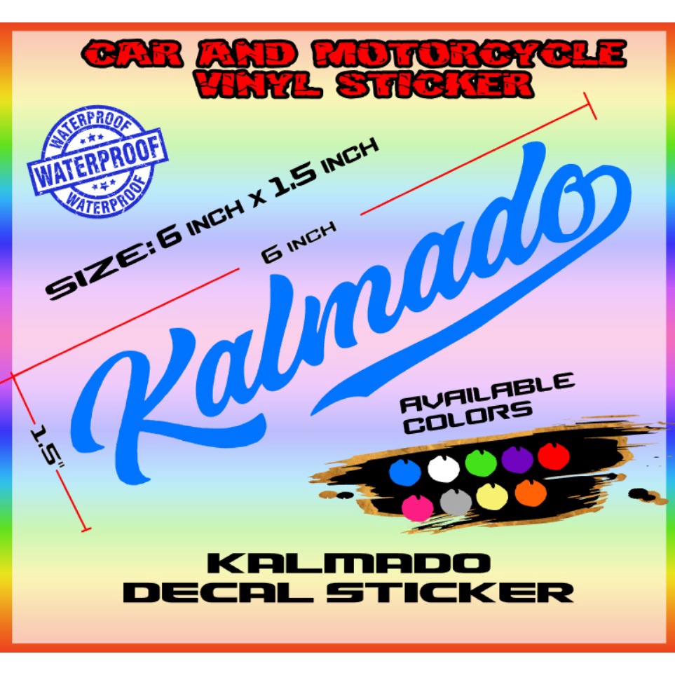 Kalmado sticker decals | Shopee Philippines