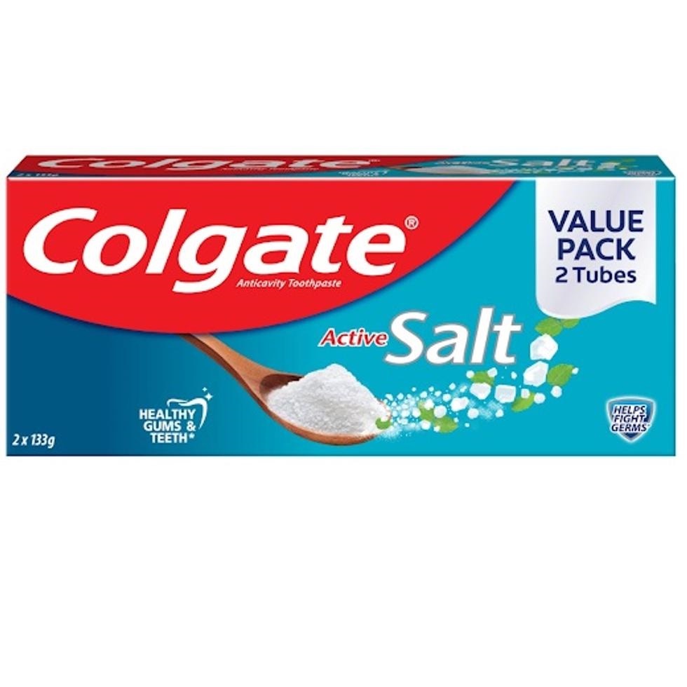 Colgate Toothpaste Active Salt 133g Value Pack | Shopee Philippines