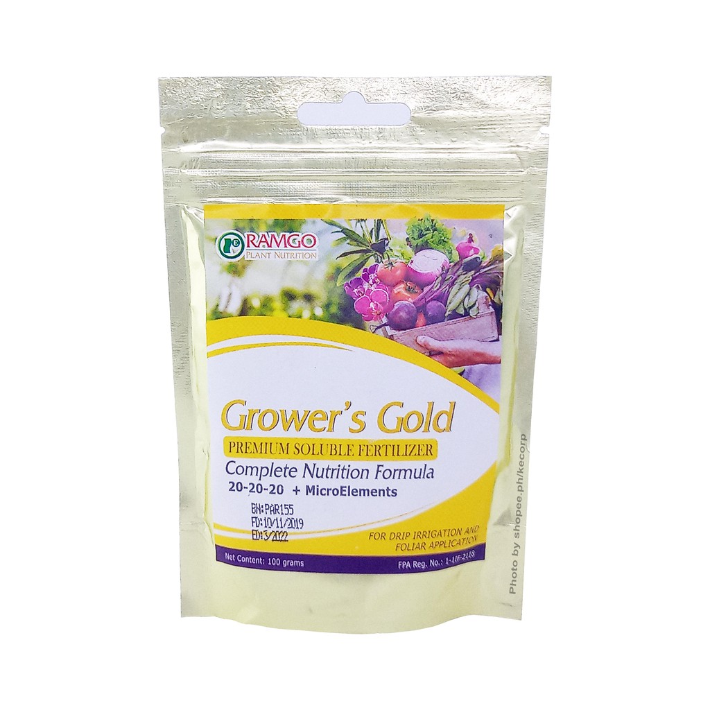 Grower's Gold Premium Soluble Plants Nurtrients Drip Irrigation or ...