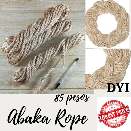 Abaca Rope / Abaka Rope / Native Rope / pangtali | Shopee Philippines