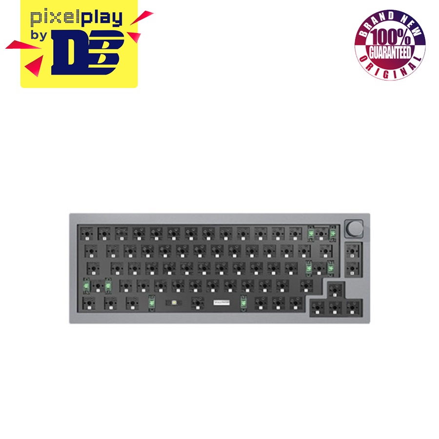 Keychron Q2 QMK Custom Mechanical Barebone Knob Keyboard (Silver Grey ...