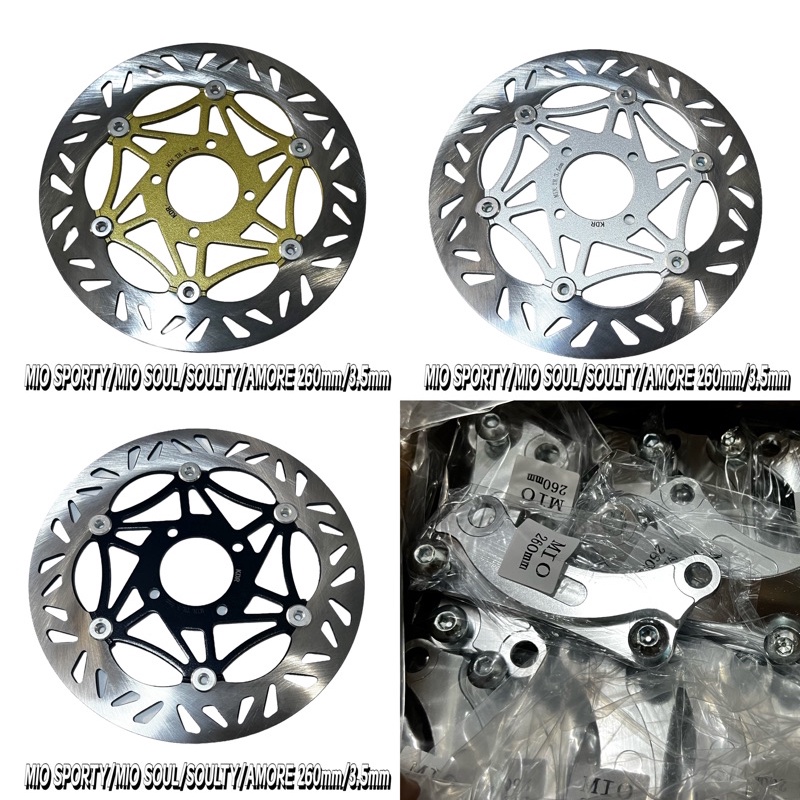 big disc bracket Mio 260mm big disc Mio carb type amore sporty soul ...