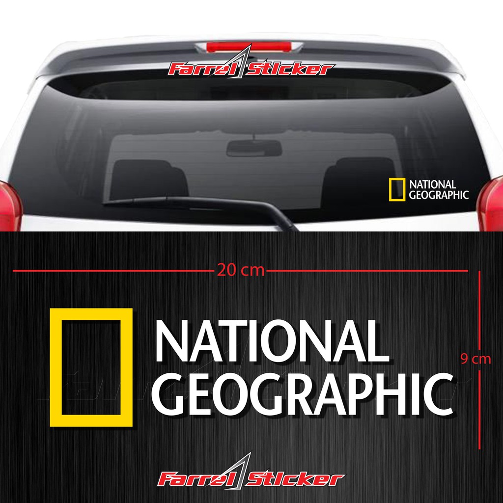 Jeep sticker, national geographic sticker, 20 cm | Shopee Philippines
