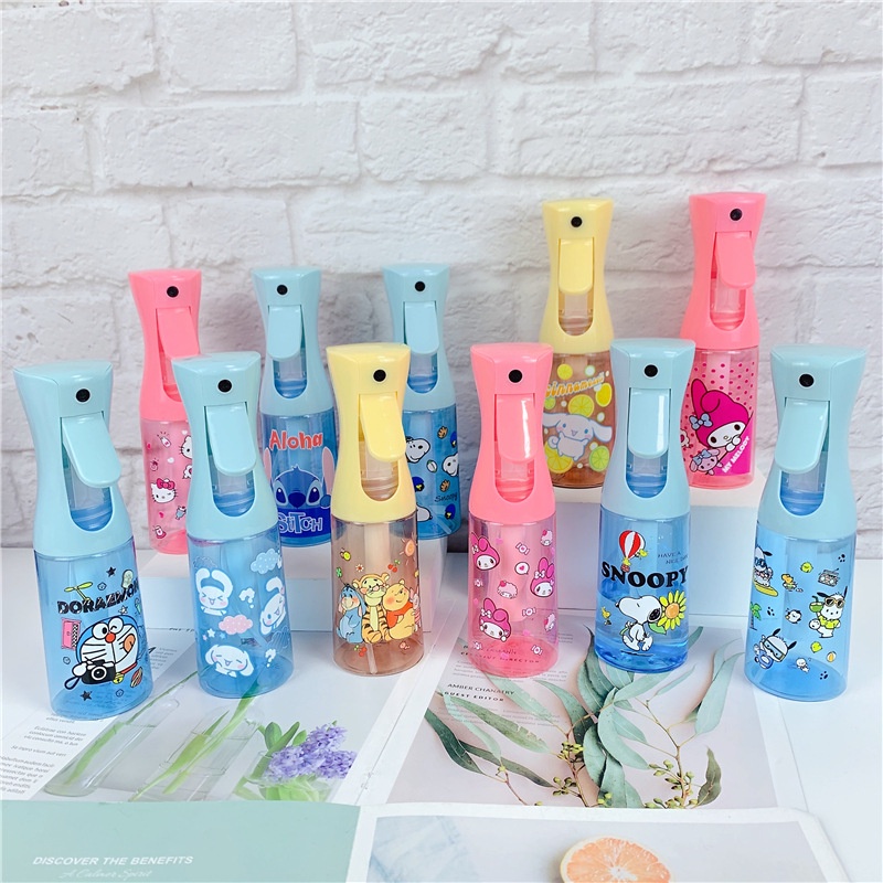 High Pressure Spray Bottle Alcohol Lotion Sub-Bottling Sanrio Kuromi ...