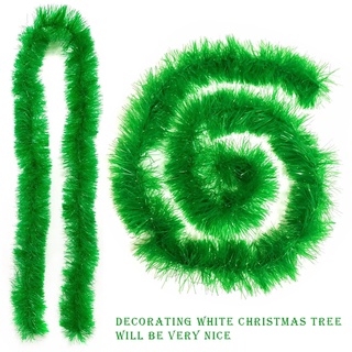 1.6M pure green christmas garland/Green garland/decor/ribbon/prop ...