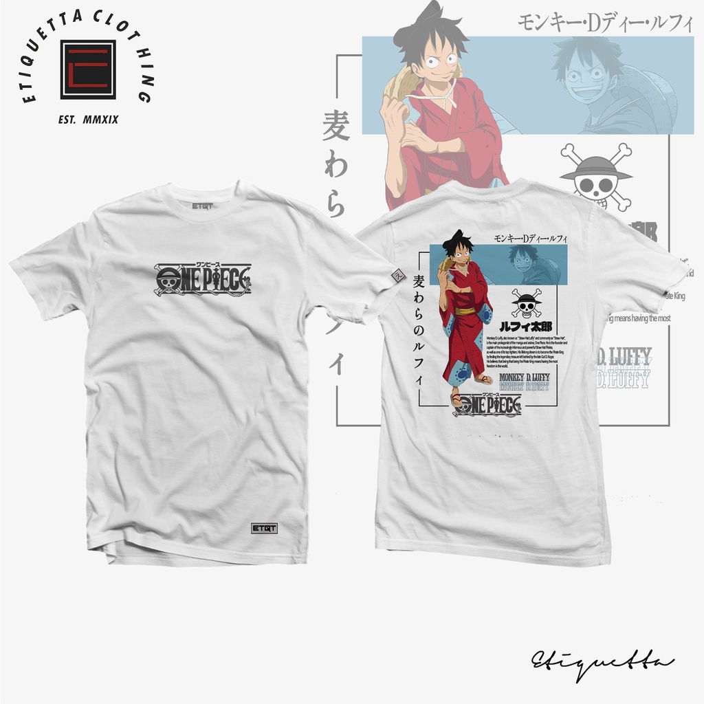 Anime Shirt - Unisex - ETQTPH Official - One Piece - Luffy v4 | Shopee ...