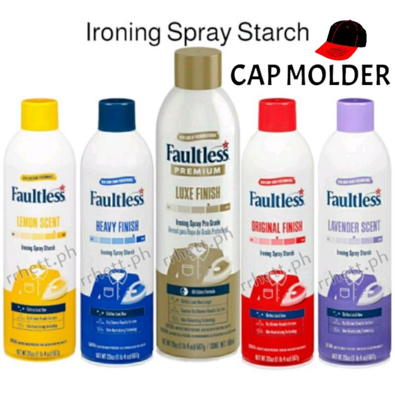 rrhett.ph FAULTLESS IRONING AID ENHANCER SPRAY STARCH FABRIC CARE CLOTH ...