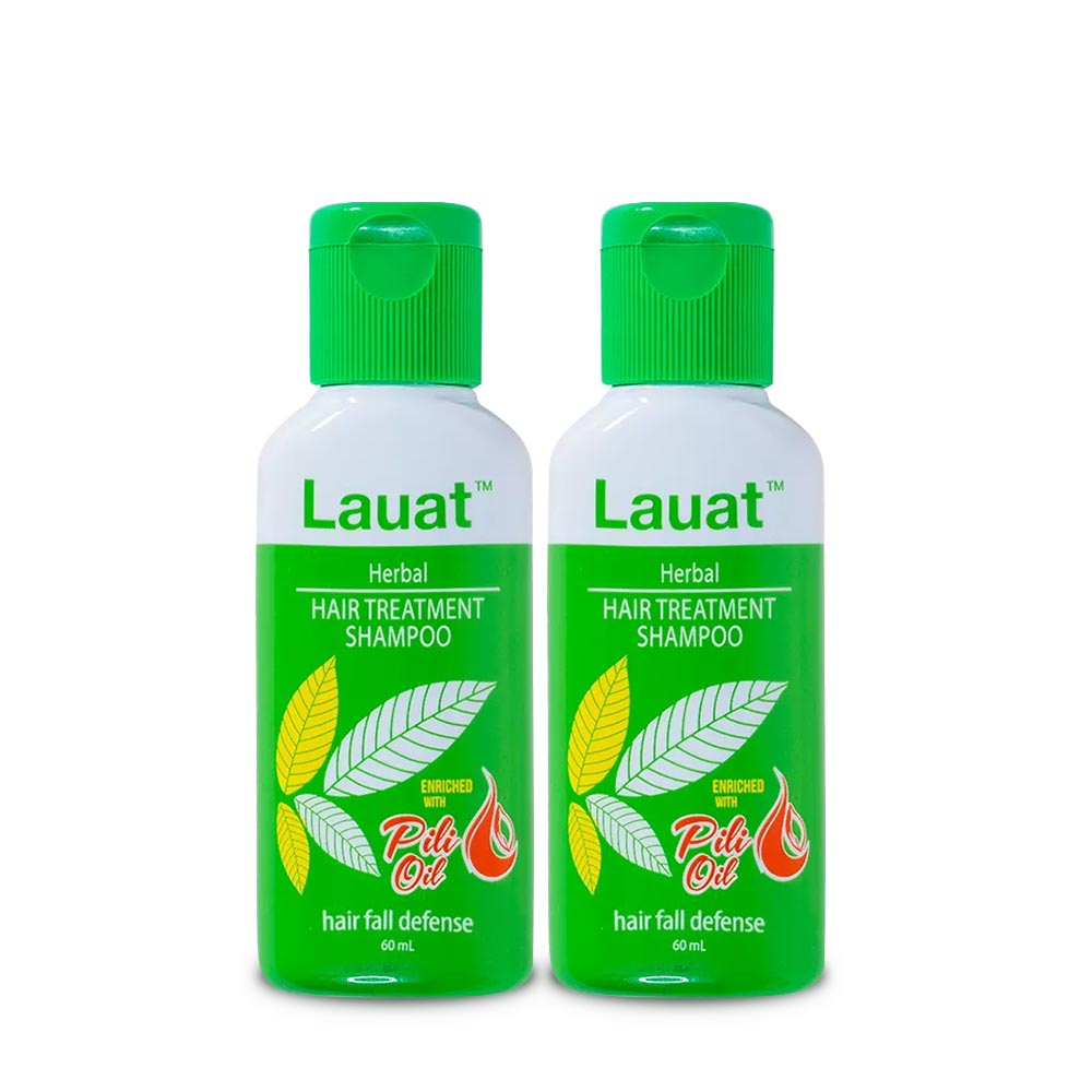 Lauat Shampoo with Pili Oil 60ml (2 bottles) | Shopee Philippines