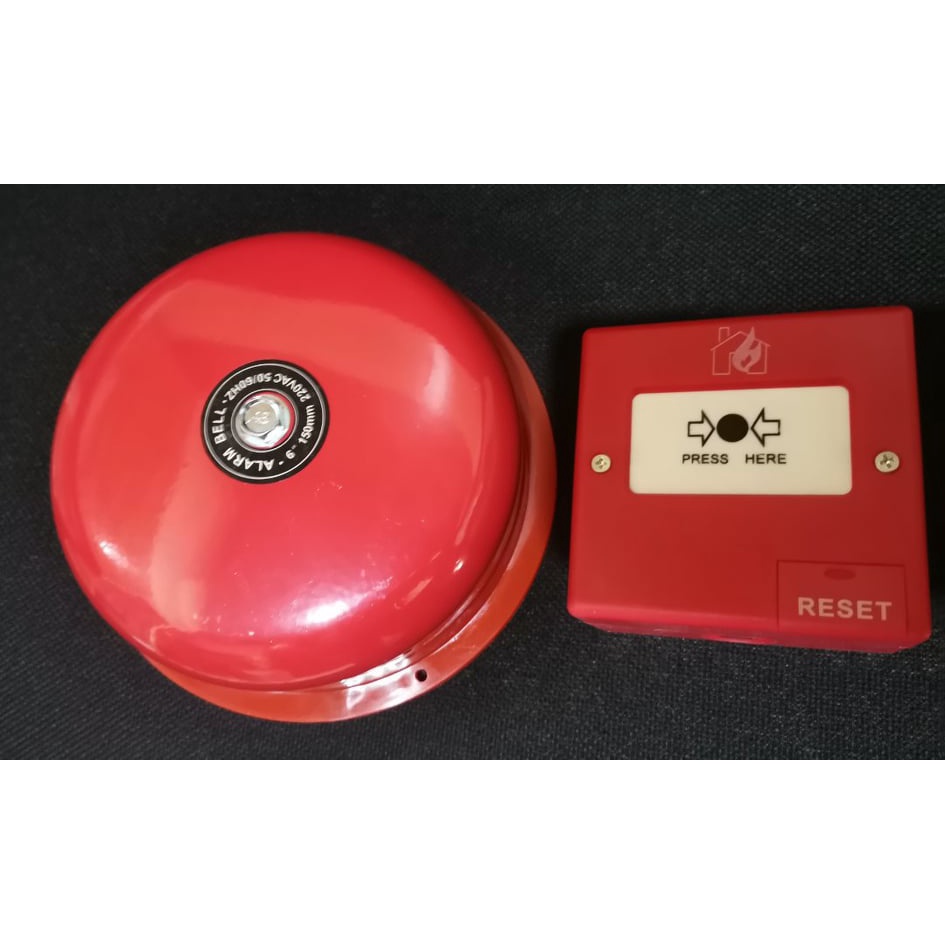 24v Fire Alarm Bell 6-inch with Ressetable Switch Conventional | Shopee ...