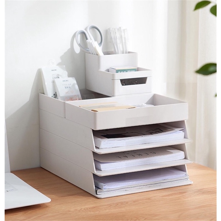 Minimalist A4/A5 Stackable File Storage and Drawer | Shopee Philippines
