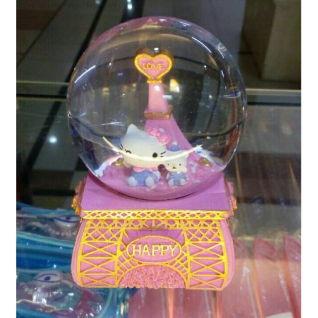 Hello Kitty Music Crystal Ball - Hello Kitty Snow Ball (LIGHTS ...