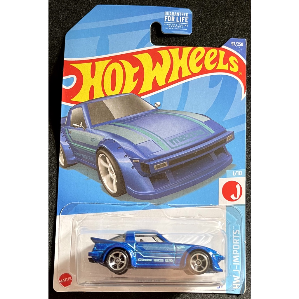 Hot Wheels - HW J-Imports - Mazda RX-7 Blue (38A) | Shopee Philippines