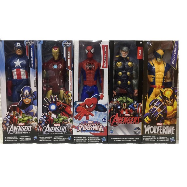 Avengers Marvel Super Hero Captain America,Iron Man,Spider man ...
