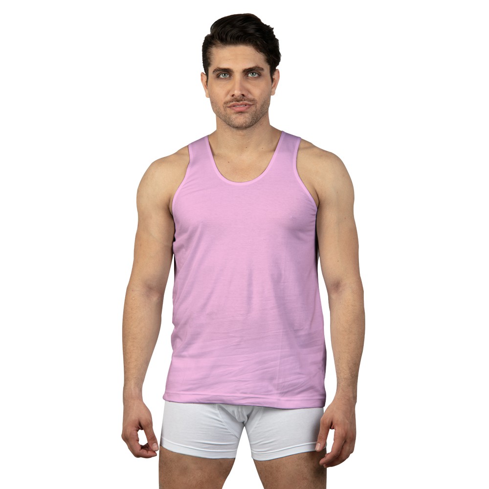 Guitar Apparel Men Premium Plain Color Sando Cotton (White, Light Blue ...